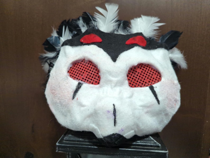 Stolas Bird Helluva Boss Furry Mask - Etsy