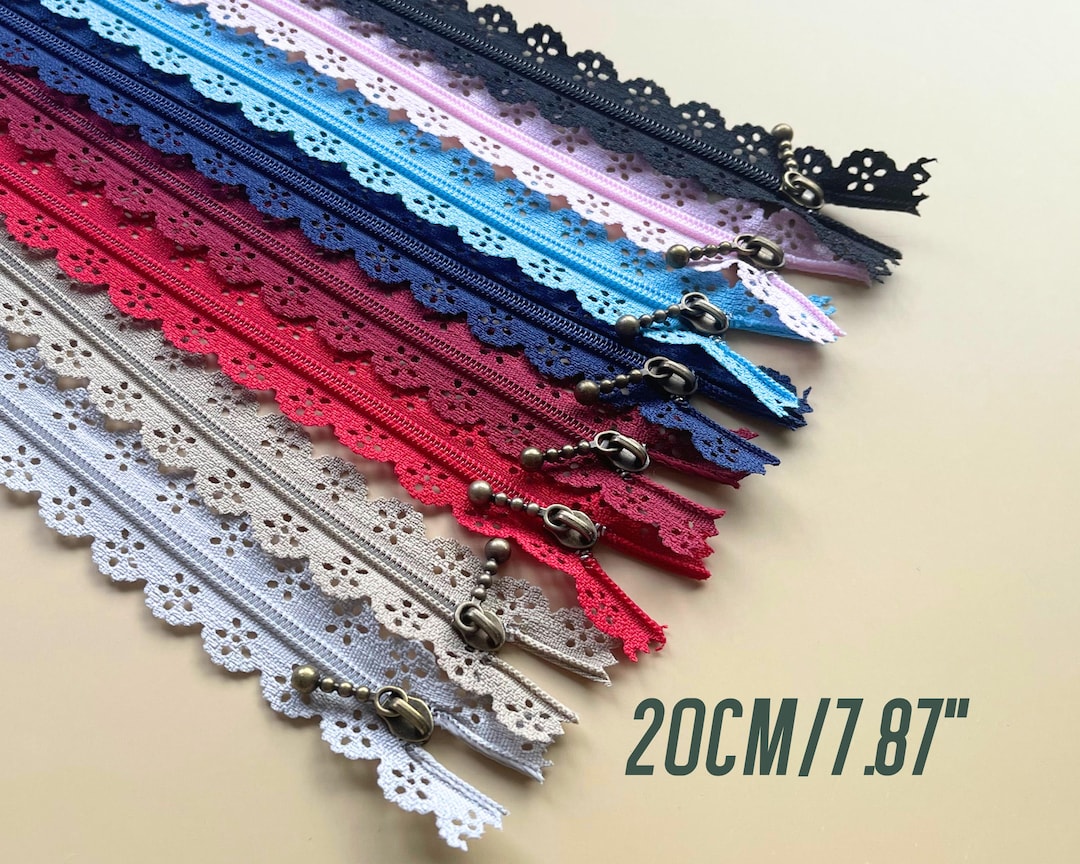 Statement Zipper 20cm Fancy Zipper for Pouch Sewing Notion Gift for ...