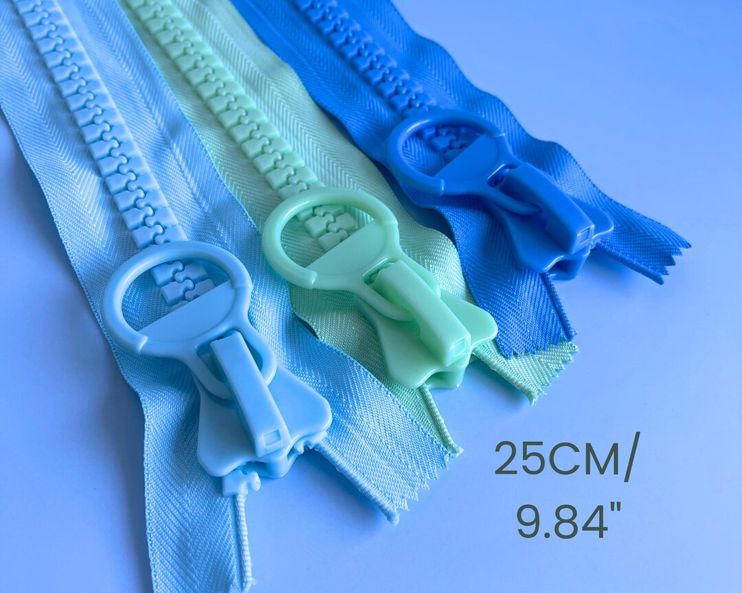 Chunky Zipper for Craft Colorful DIY Large Zipper Pull Sewing Supply ...