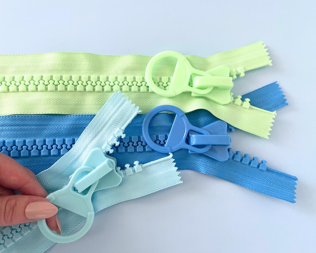 Chunky Zipper for Craft Colorful DIY Large Zipper Pull Sewing Supply ...