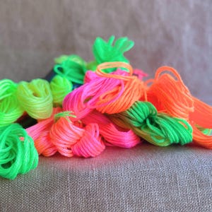 Neon Embroidery Floss for Hand Embroidery Thread Fluorescent Floss for ...