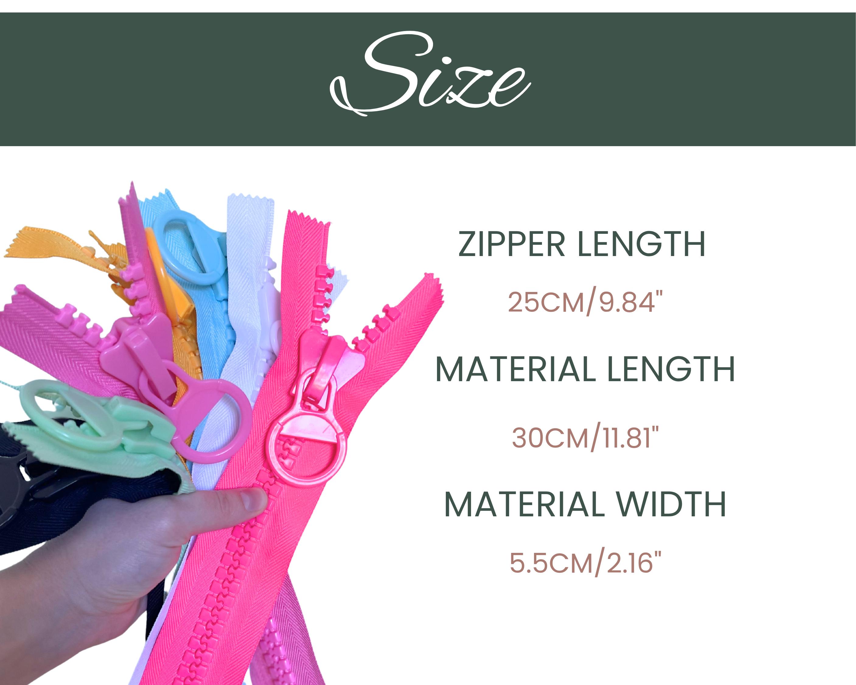 Resin Separating Zipper Making Supply Craft Material Heavy Duty ...