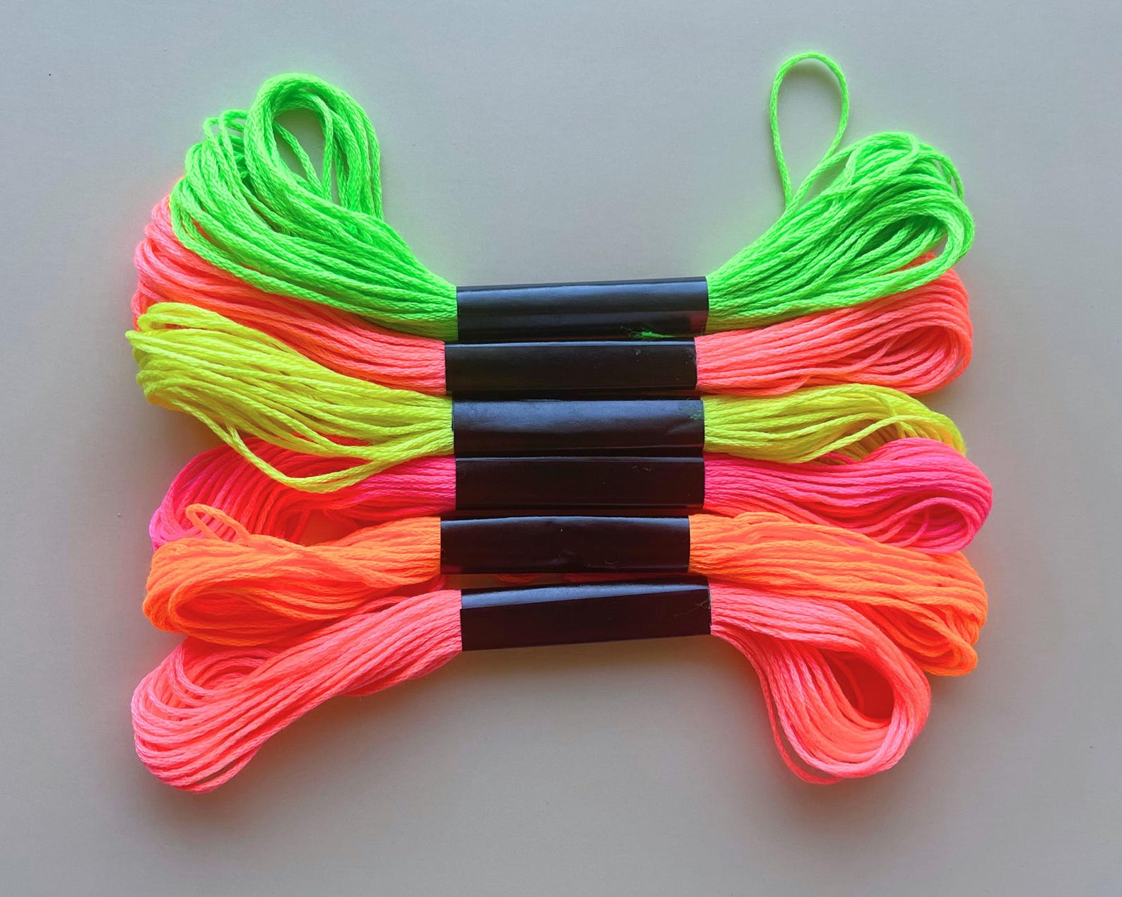 Neon Embroidery Floss for Hand Embroidery Thread Fluorescent Floss for ...