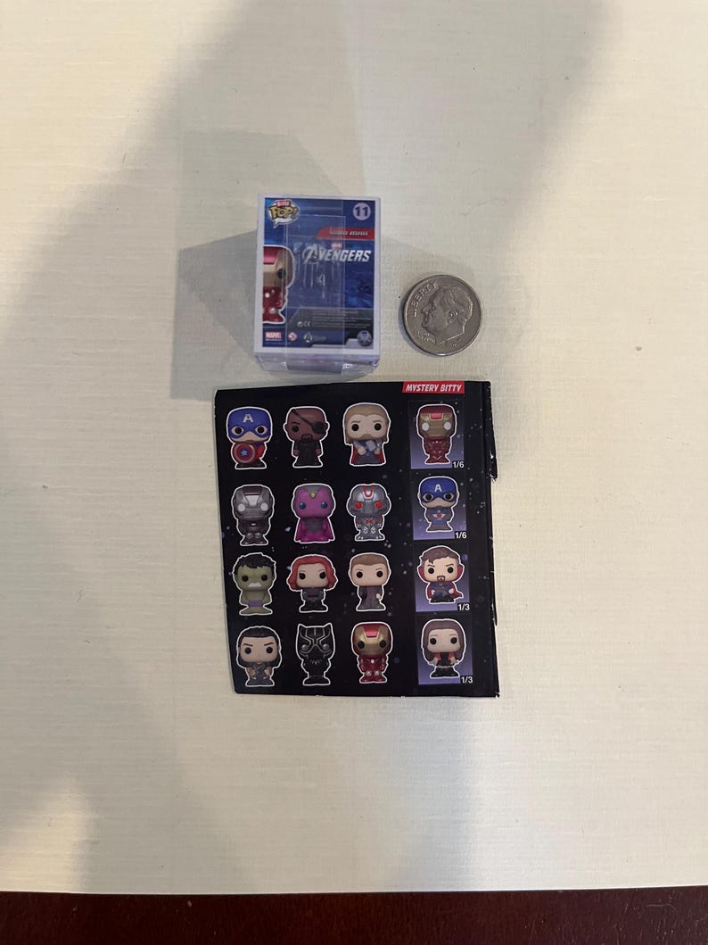Funko Bitty Pop Avengers Infinity Saga in Perfect Condition Iron Man ...