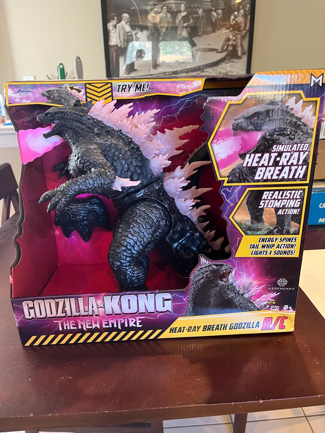 Godzilla the New Empire R/C Heat Ray Breath Realistic Stomping Energy ...