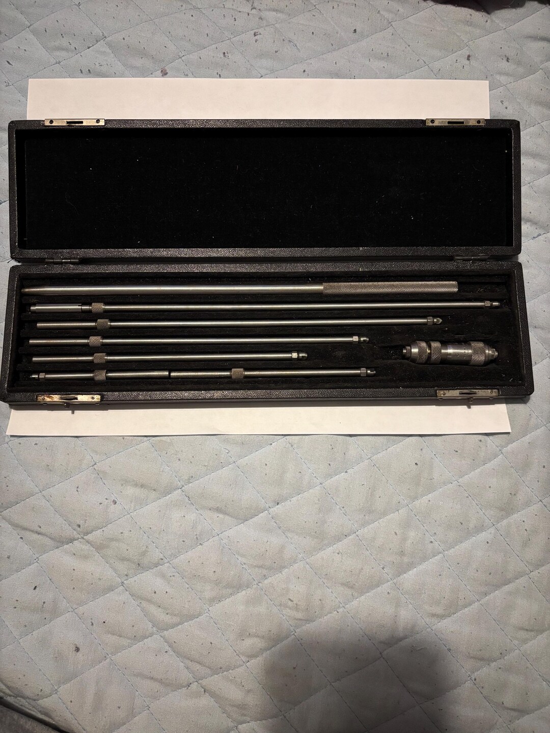 Machinists Depth Finder Micrometer Bore Tool With Case in Great ...