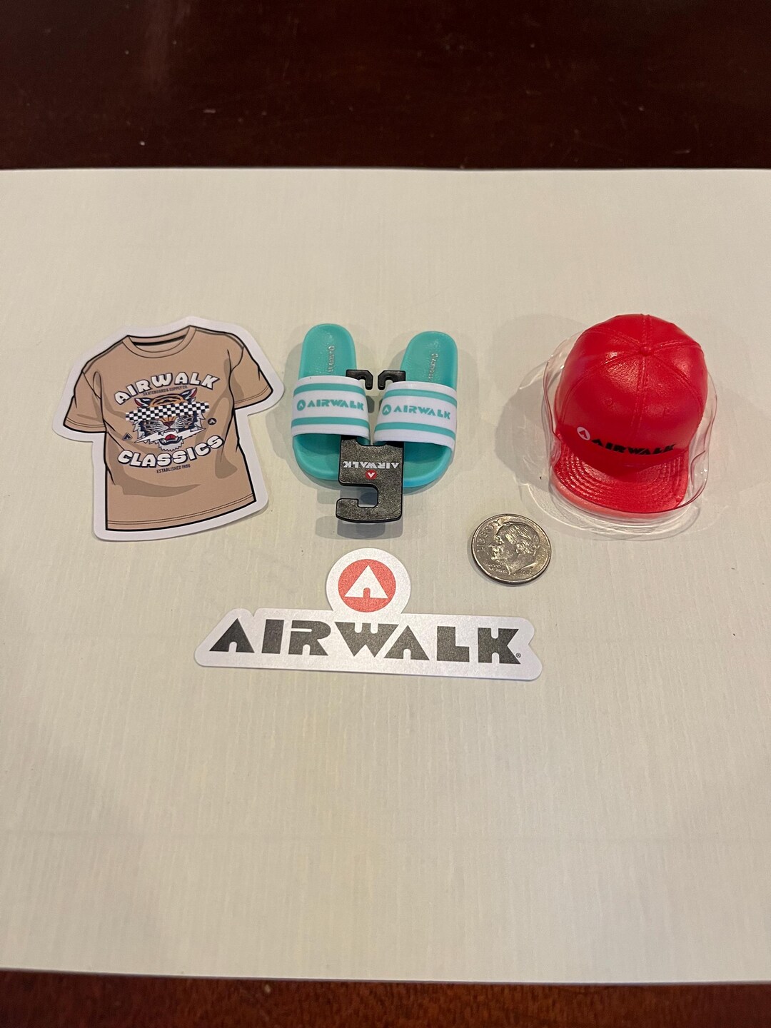 Mini Brands in Perfect Condition Airwalk Green Sliders Includes Shoes ...