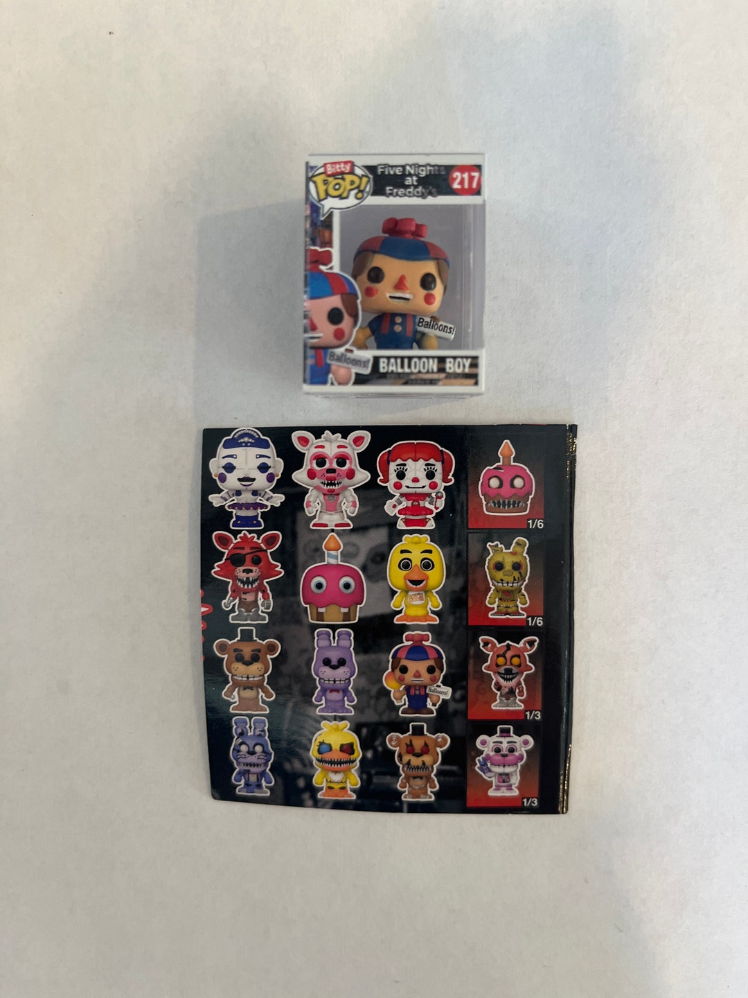 Funko Bitty Pop Five Nights at Freddy’s in Perfect Condition Balloon ...