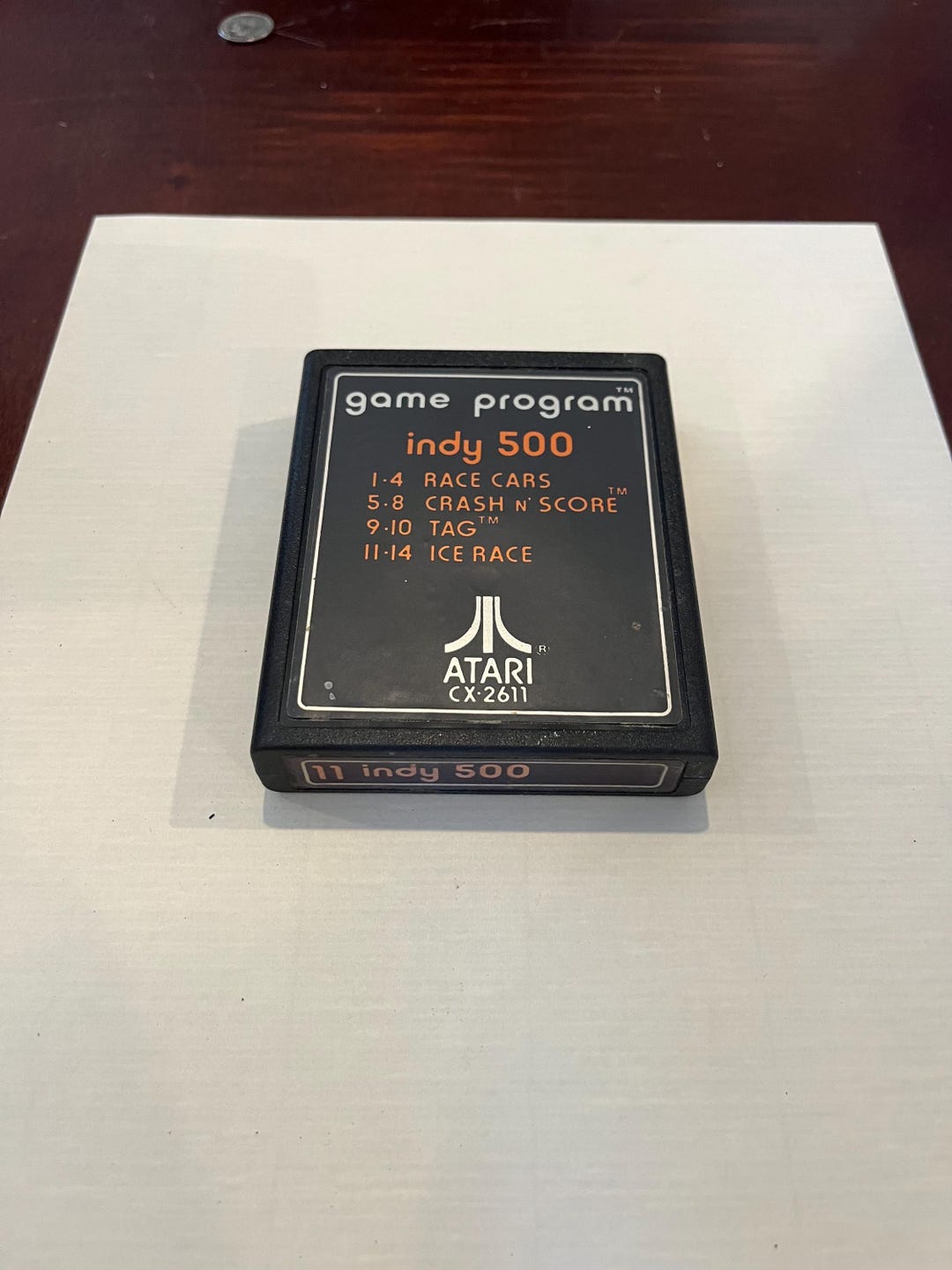 Atari 1970’s Indy 500 Race Cars Crash N Score Tag Ice Race Game in ...