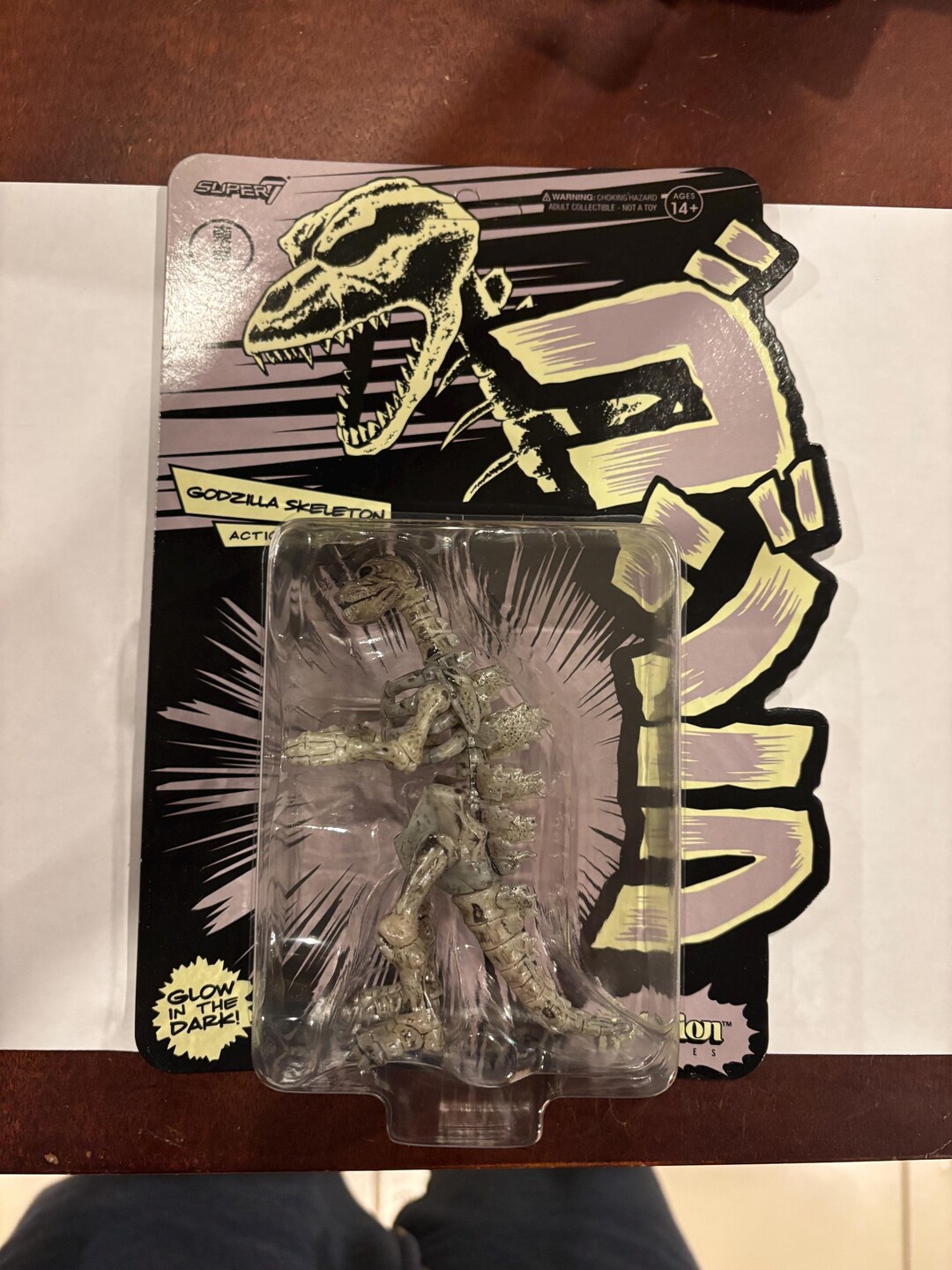 Godzilla Super 7 Rare Godzilla Skeleton Glow in the Dark Action Figure ...
