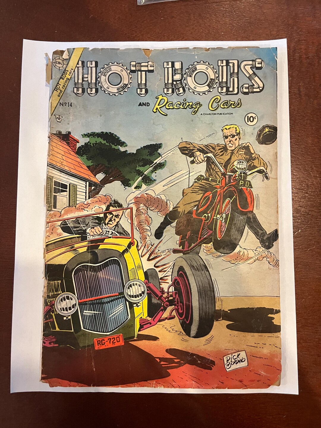 Charlton Comics Group Hot Rods and Racing Cars Volume One Issue #14 ...