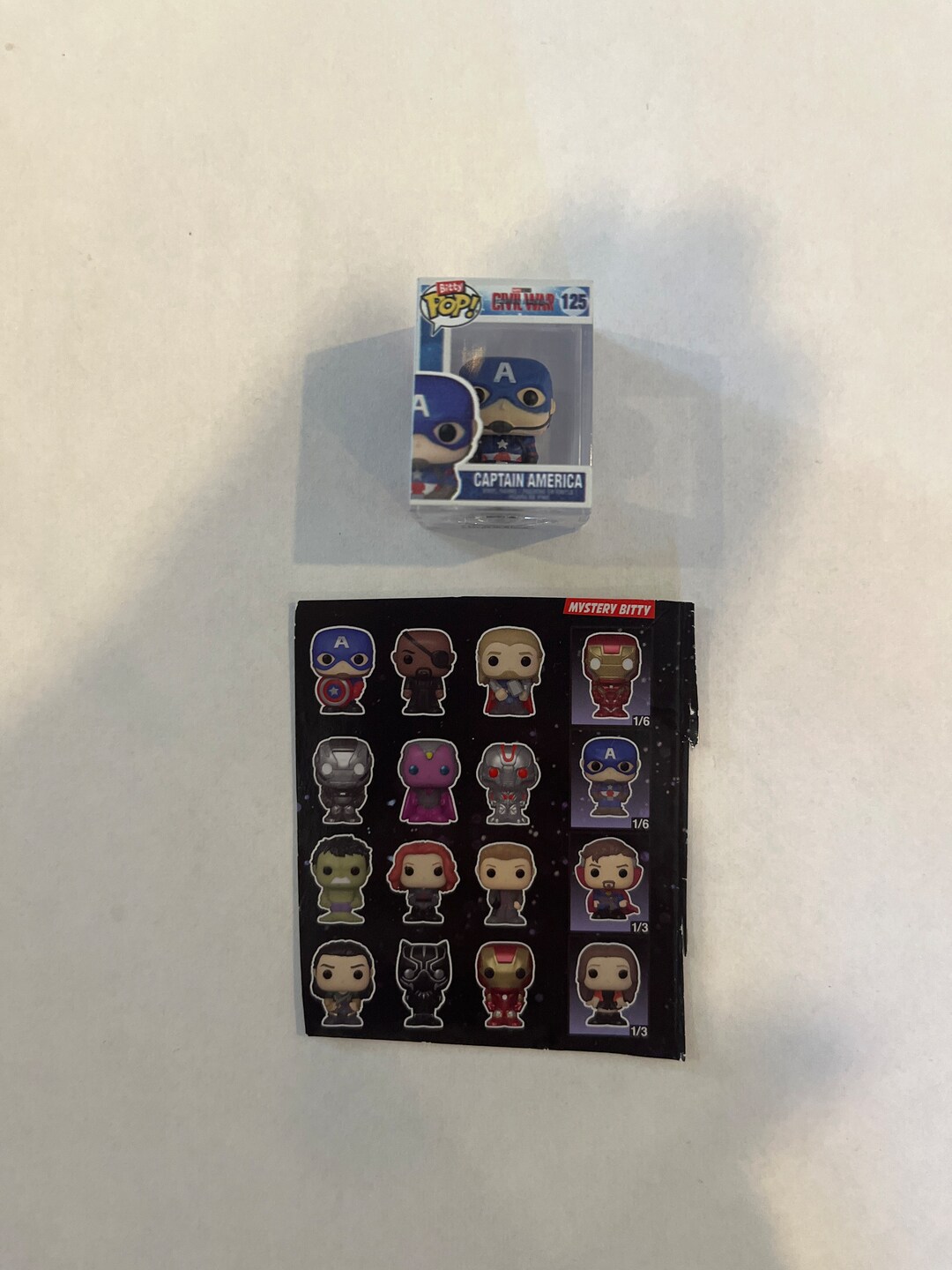 Funko Bitty Pop Avengers in Perfect Condition Super Rare Captain ...