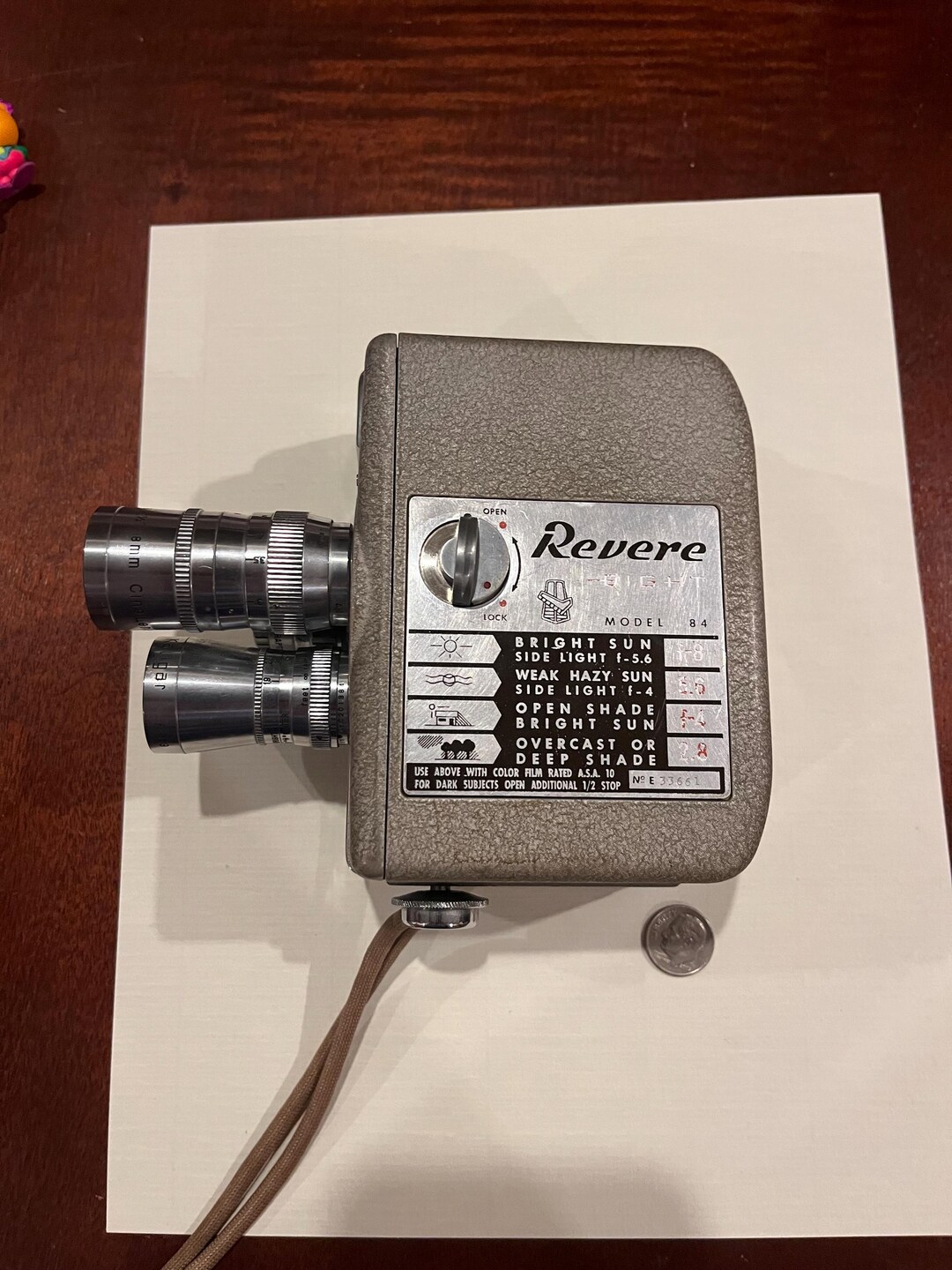 Revere Eight Vintage Camera in Great Condition Still Working. Comes ...