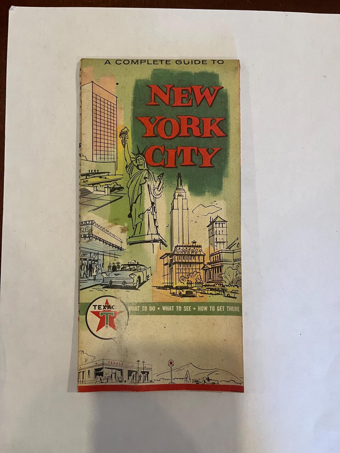 New York City Vintage Texaco Map in Great Condition Super Rare 1959 - Etsy