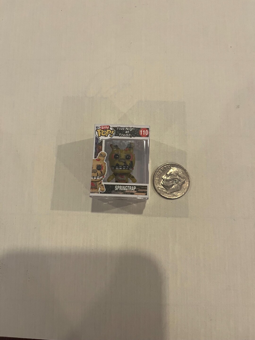 Funko Bitty Pop Five Nights at Freddys Super Rare Springtrap 110 - Etsy