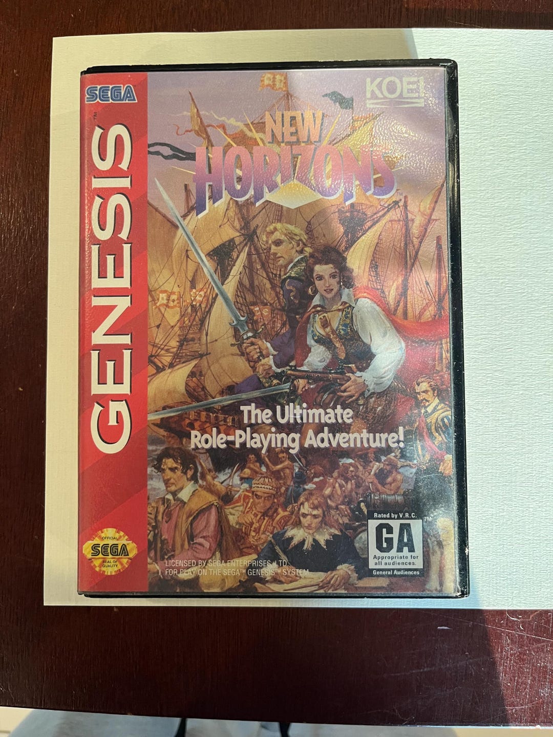 Sega Genesis New Horizons the Ultimate Role-playing Adventure Works ...