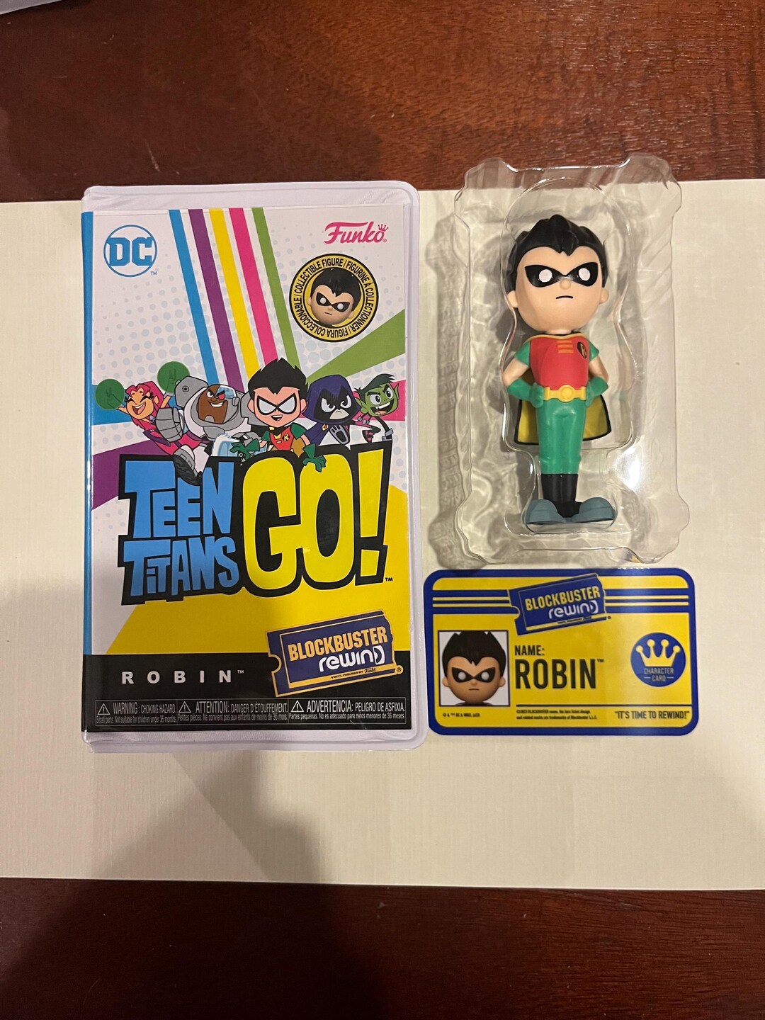 Funko Blockbuster Rewind in Perfect Condition DC Teen Titans Go With ...