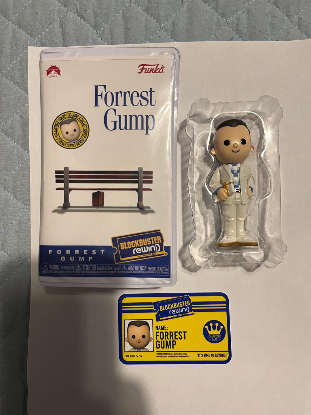Funko Blockbuster Rewind in Perfect Condition Forrest Gump With Forrest ...
