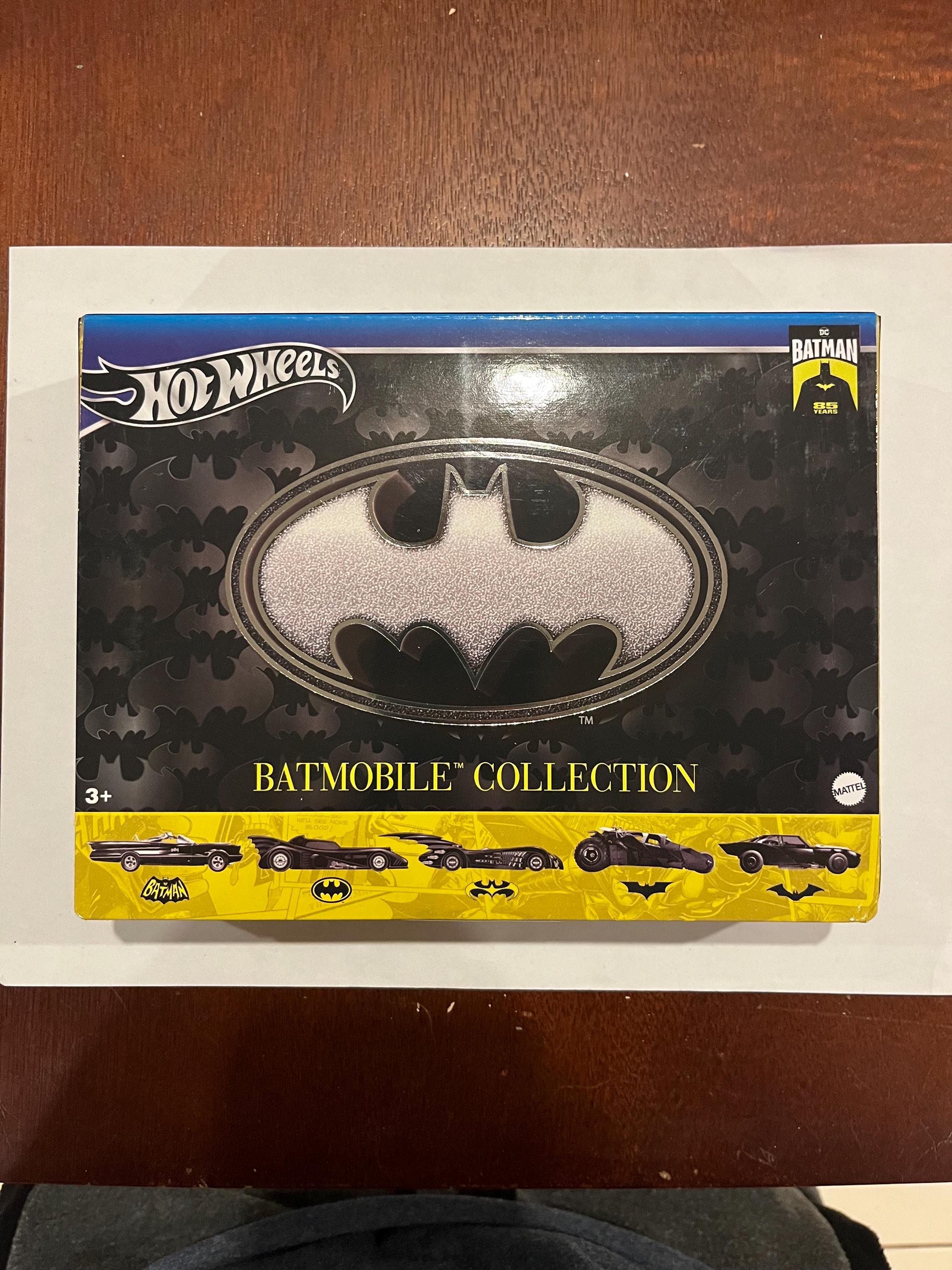 Hot Wheels Batmobile Collection 85 Years Comes With 5 Cars New in Box ...