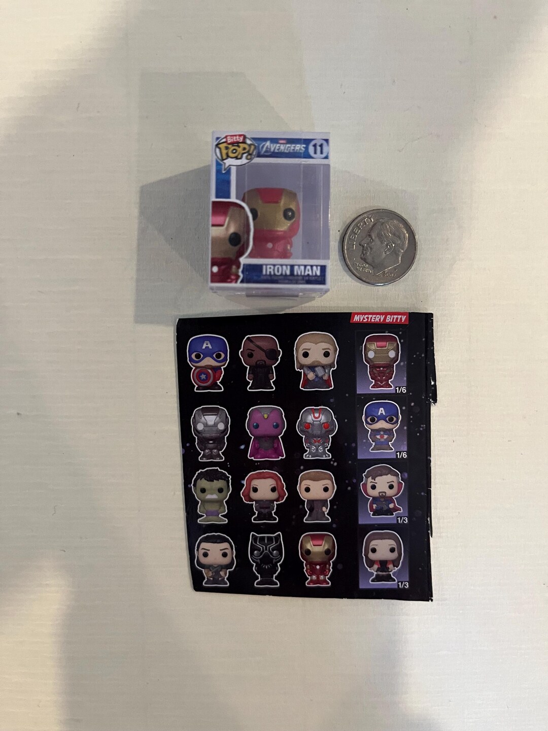 Funko Bitty Pop Avengers Infinity Saga in Perfect Condition Iron Man 11 ...