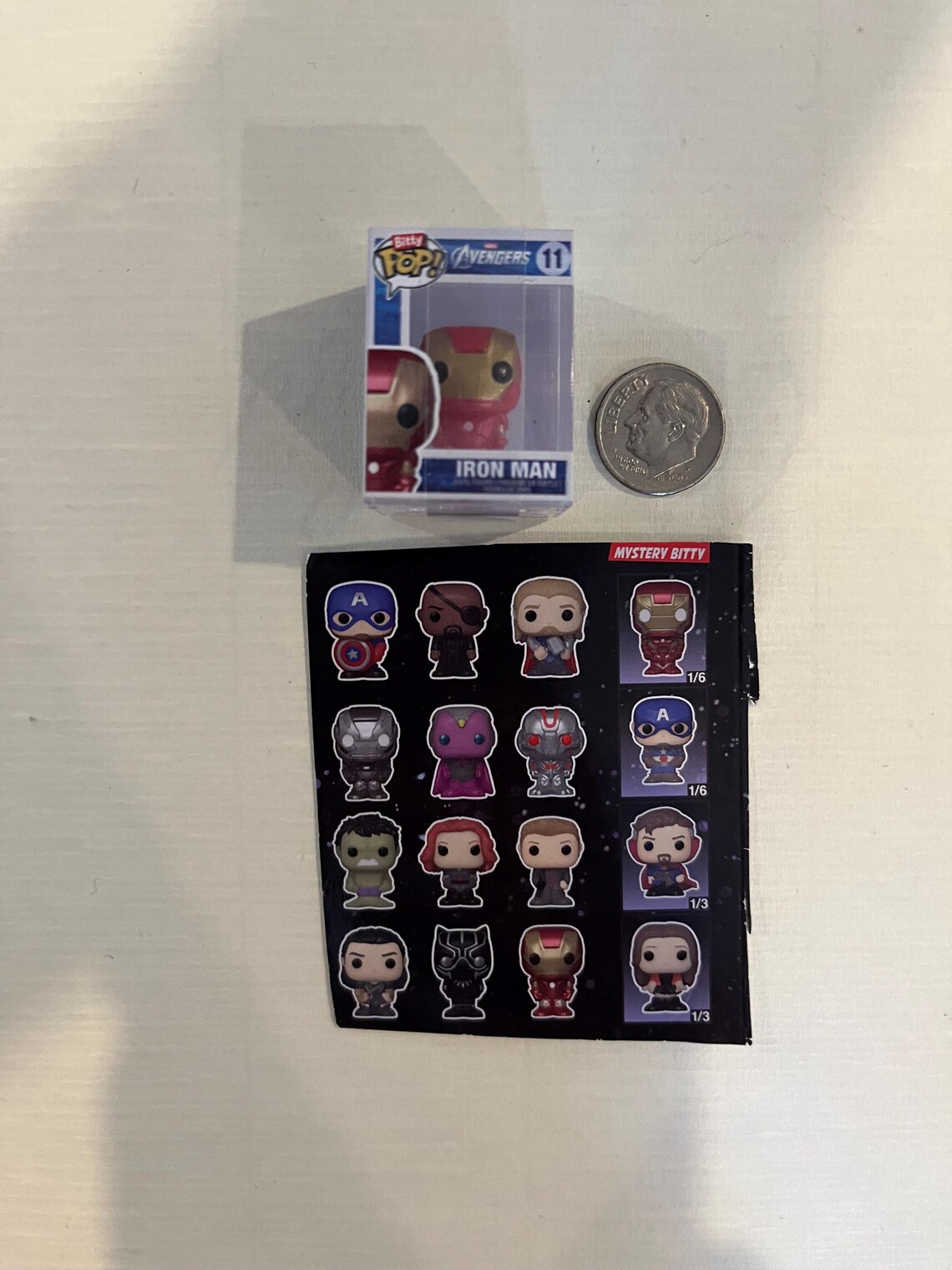 Funko Bitty Pop Avengers Infinity Saga in Perfect Condition Iron Man ...