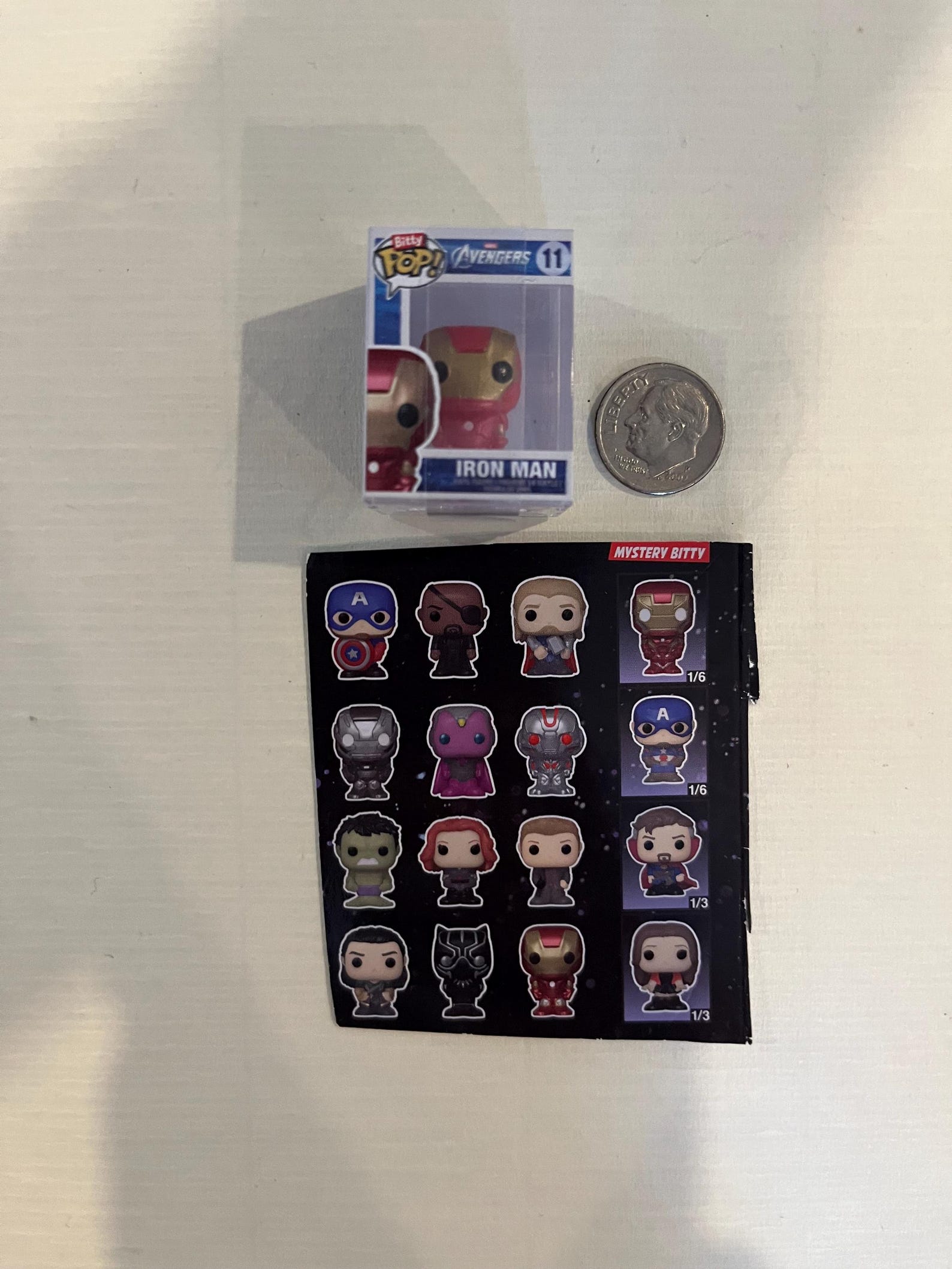 Funko Bitty Pop Avengers Infinity Saga in Perfect Condition Iron Man ...