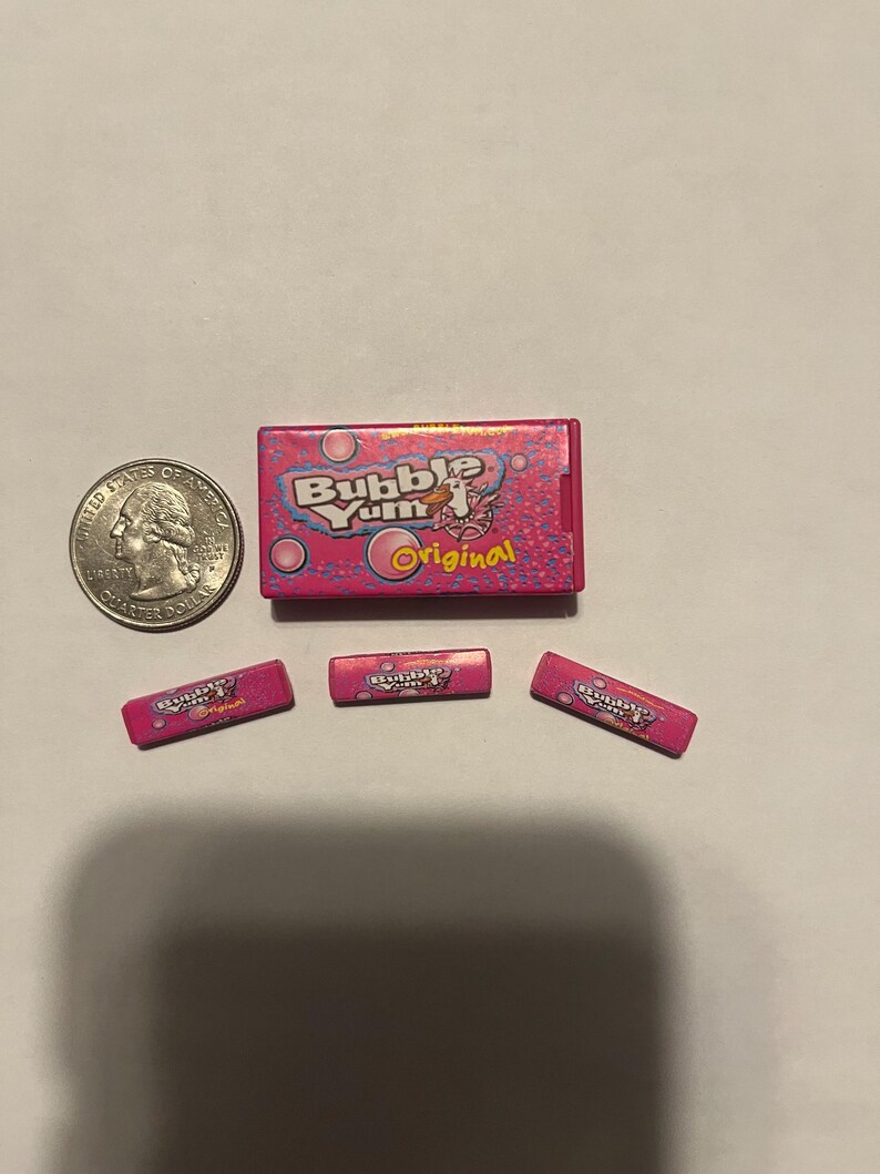 5 Surprise Mini Brands in Perfect Condition! Original Bubble Yum Gum ...
