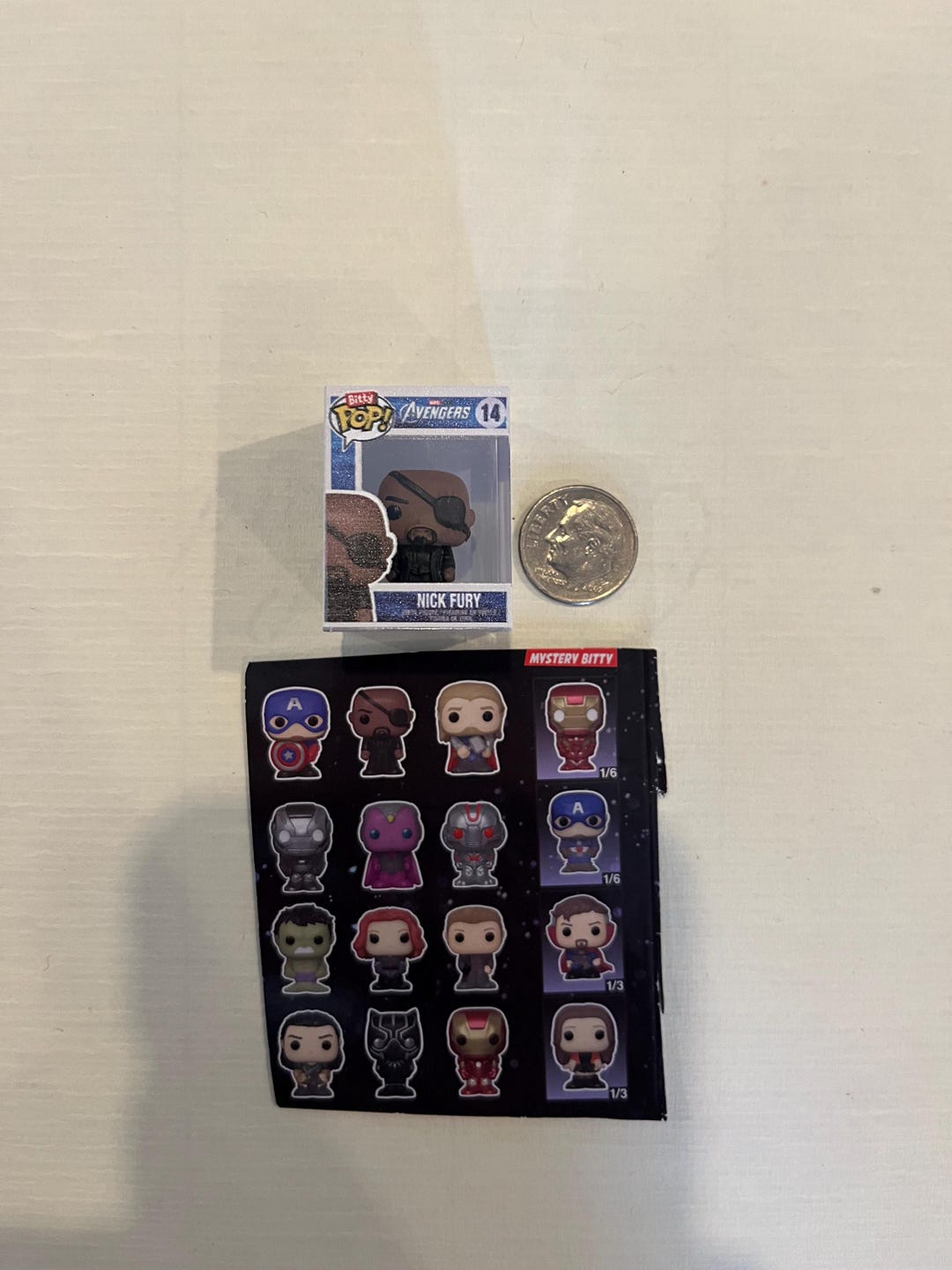 Funko Bitty Pop Avengers Infinity Saga in Perfect Condition Nick Fury ...