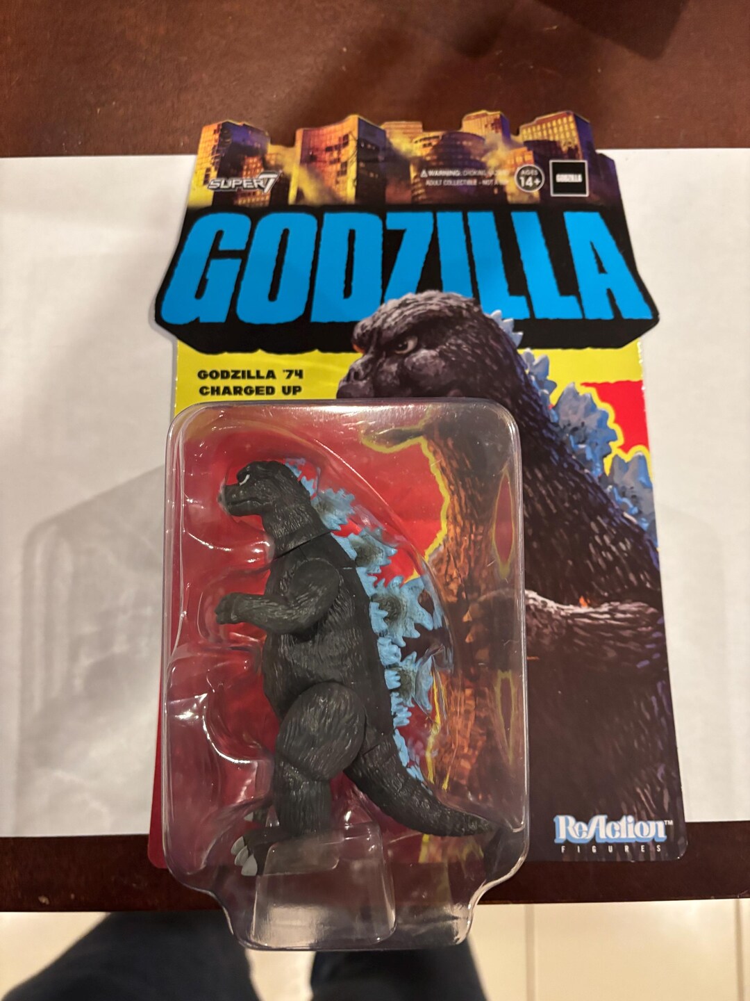 Godzilla Super 7 Rare Godzilla 74 Charged up Action Figure New in Box ...