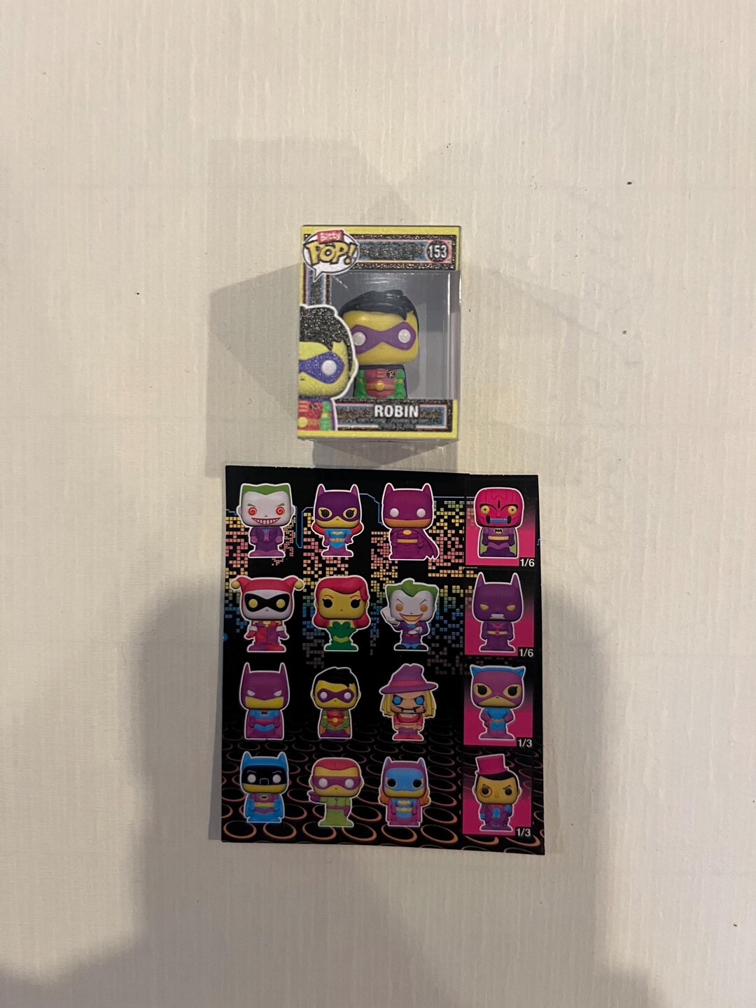 Funko Bitty Pop Batman Robin 153 Black Light Edition - Etsy
