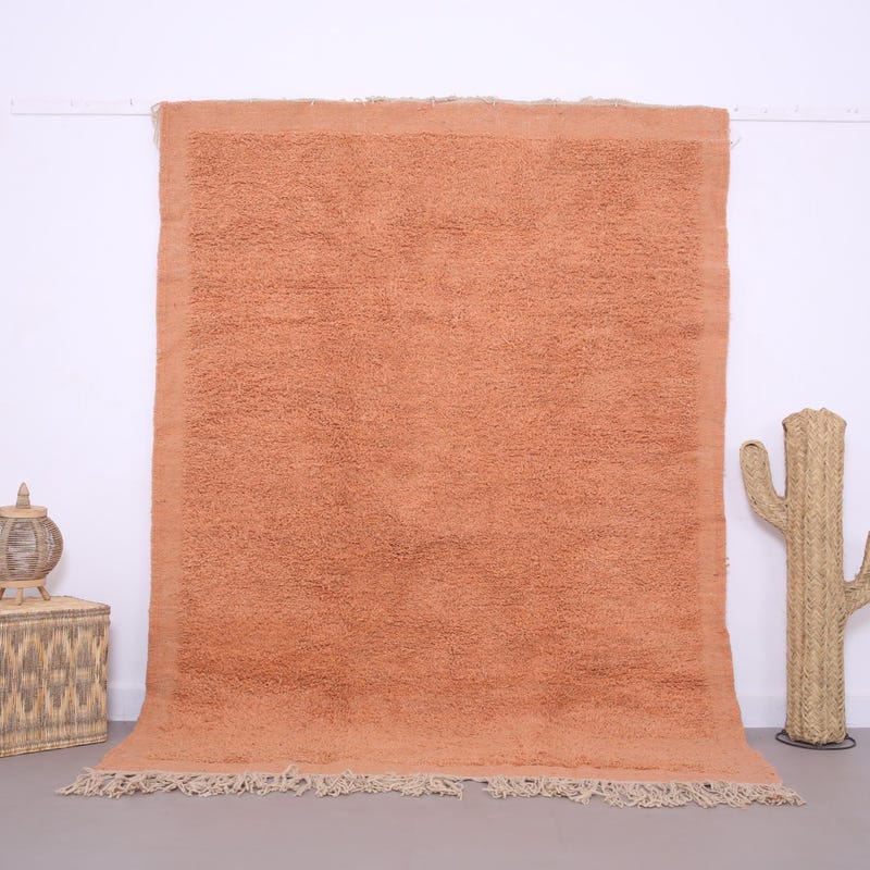Moroccan Rug Peach Brown - Etsy