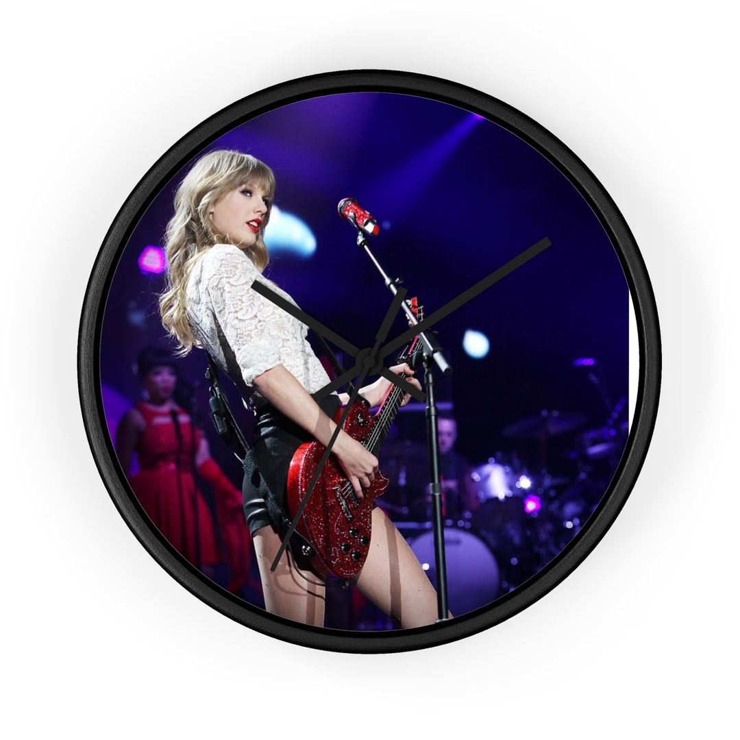 Taylor Swift Guitar Wall Clock - Etsy