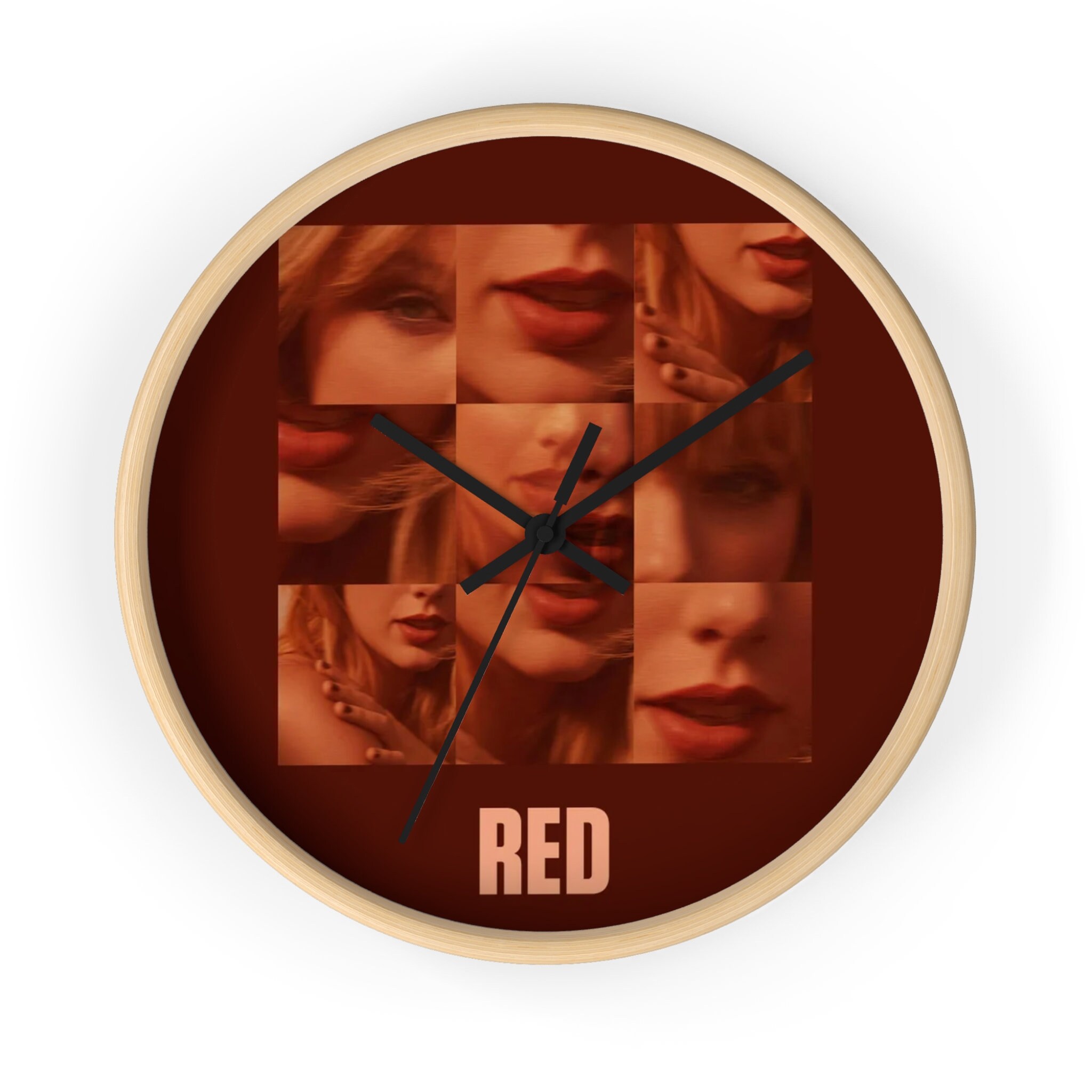 Taylor Swift Red Wall Clock - Etsy