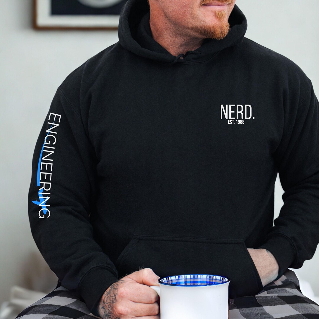 Engineering Sweatshirt, Nerd Engineer Hoodie, Funny Engineering Gift ...