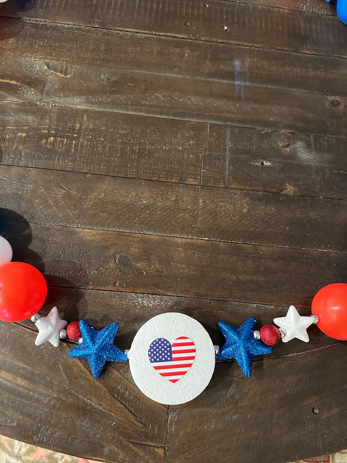 Giant Huge Fourth 4th of July Independence Day Friendship Bracelet Wall ...