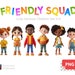 Cute Cartoon Realistic Children V.11 - Etsy