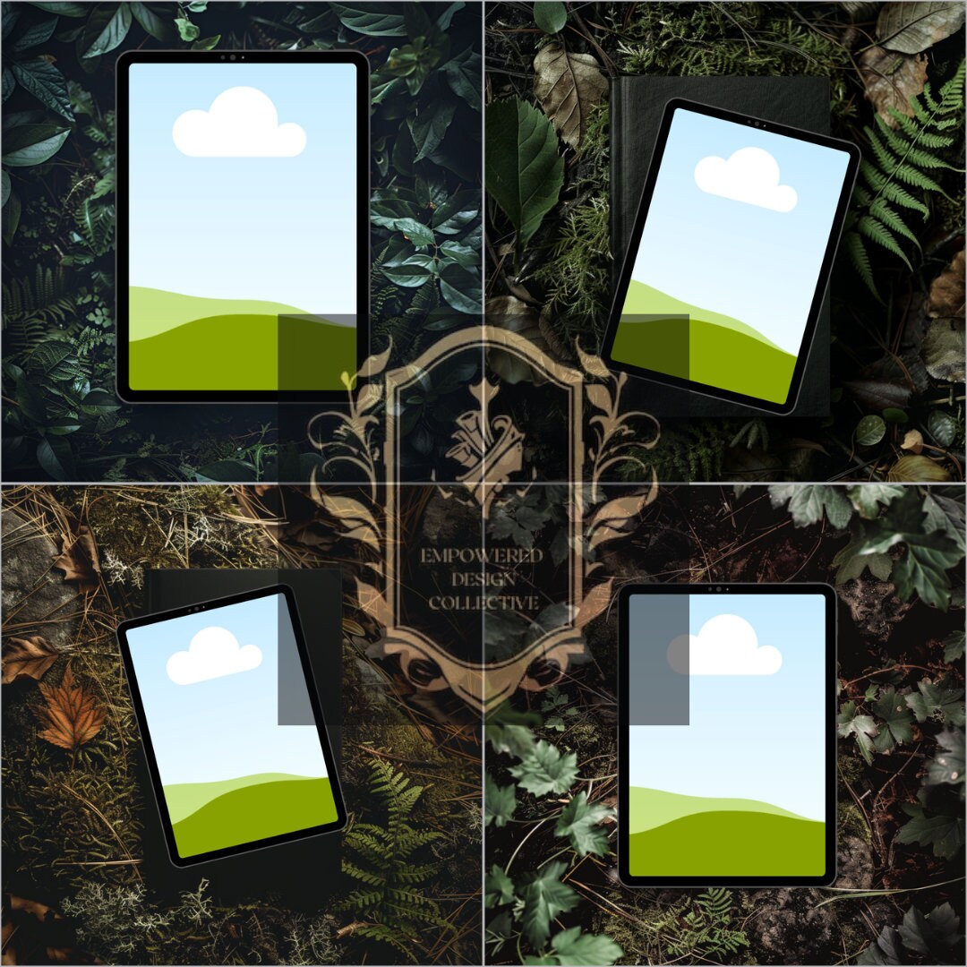 Deep Forest - Book Mockup Template | Flat Lay | Bookstagram | Social ...
