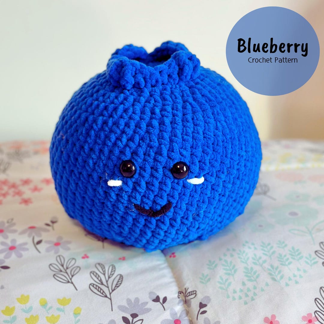 Blueberry Crochet Pattern - Etsy