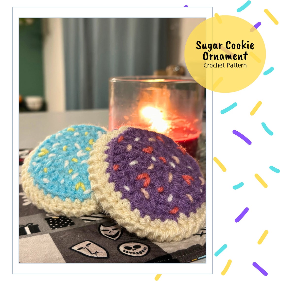 Sugar Cookie Ornament Crochet Pattern - Etsy
