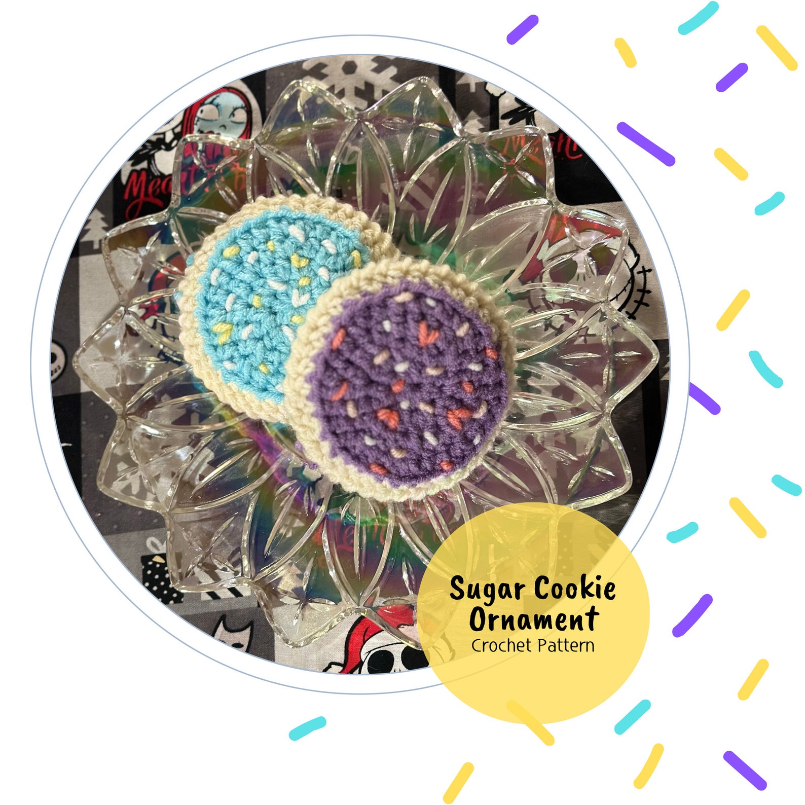 Sugar Cookie Ornament Crochet Pattern - Etsy