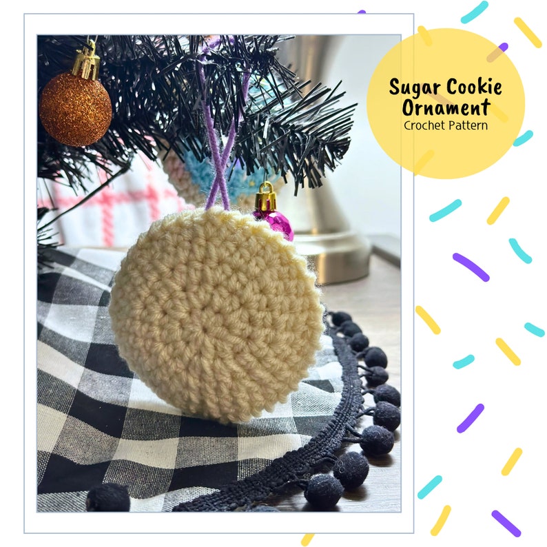 Sugar Cookie Ornament Crochet Pattern - Etsy