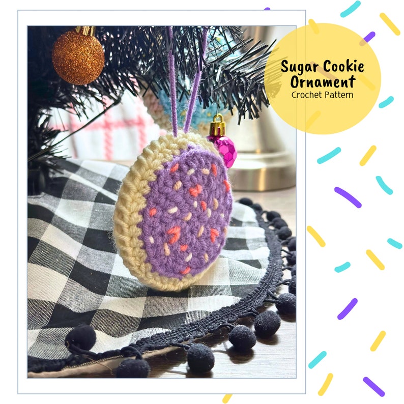 Sugar Cookie Ornament Crochet Pattern - Etsy