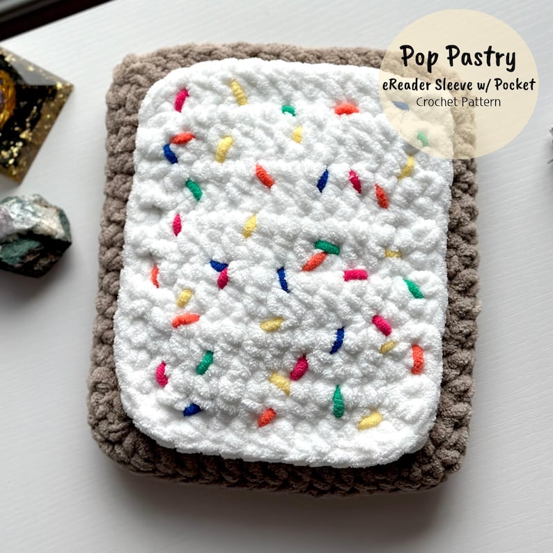 Pop Pastry Ereader Sleeve With Pocket - Etsy