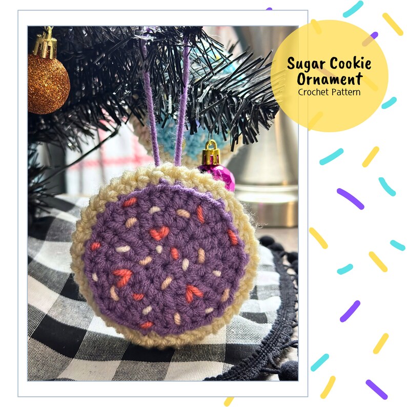 Sugar Cookie Ornament Crochet Pattern - Etsy