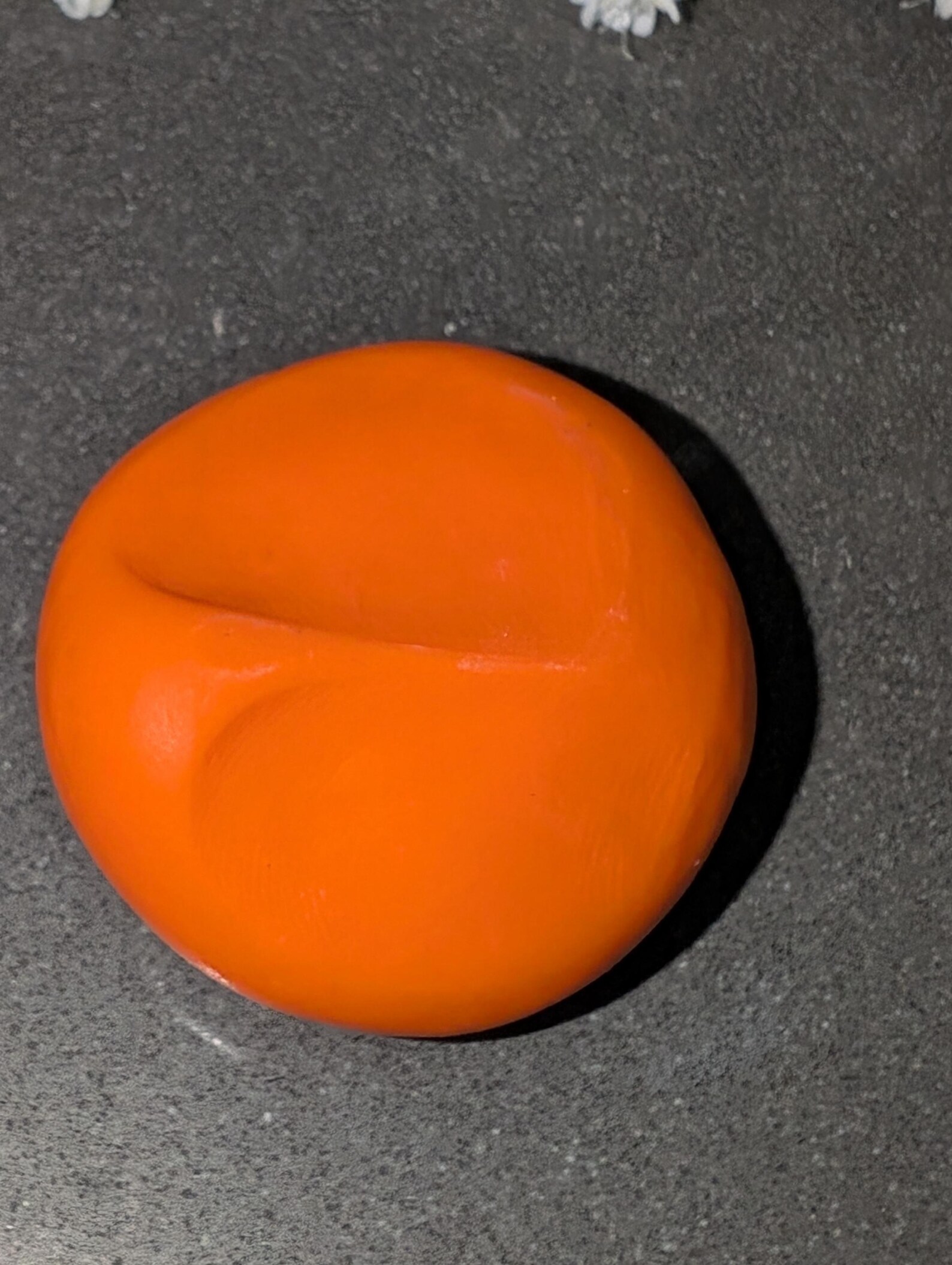 Spidertrio Orange Clay Stone, Glow in the Dark, Word Stone, Fidget ...
