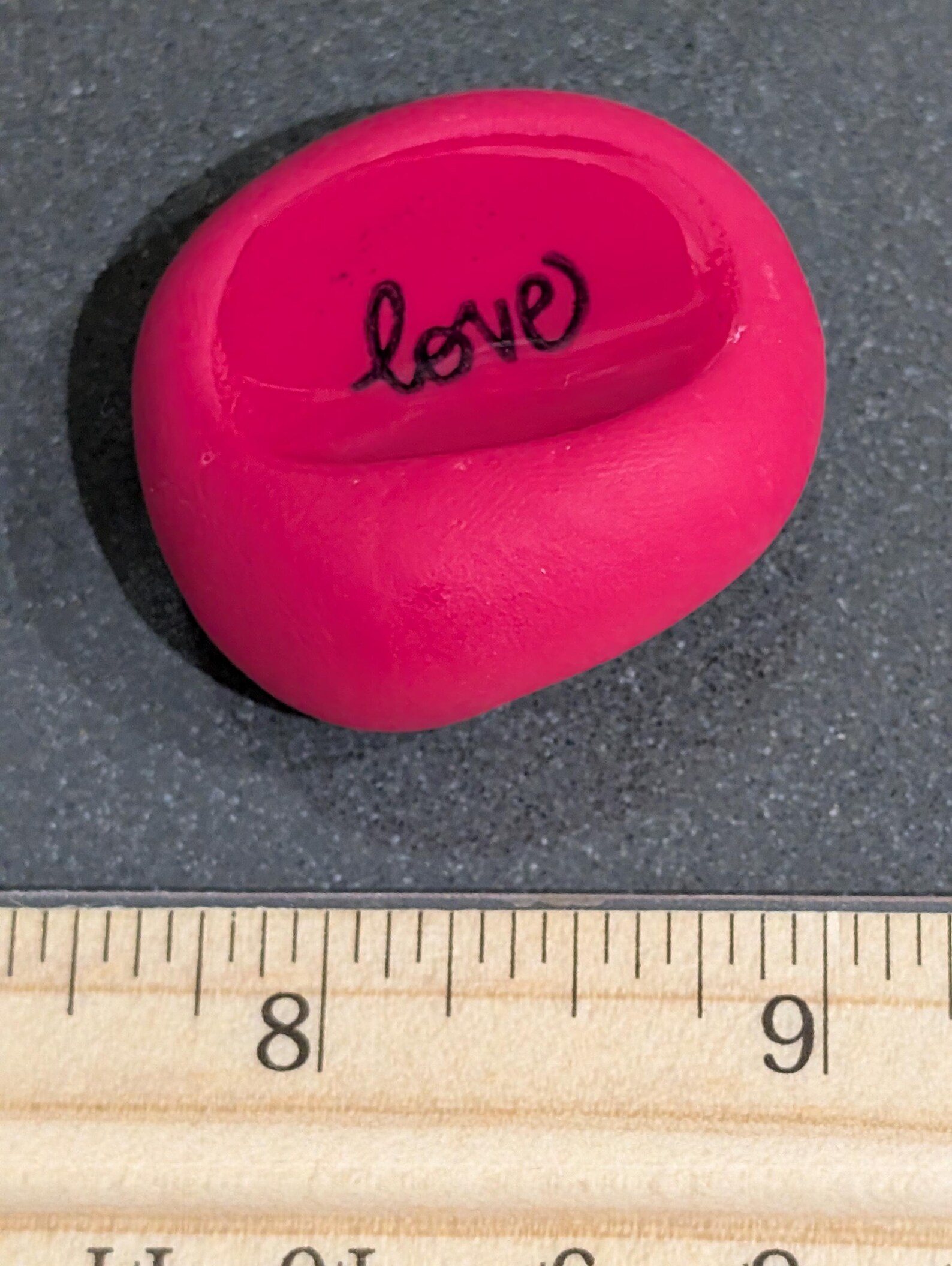 Love Clay Word Stone, Fidget, Worry Stone, Transitional Object, Therapy ...