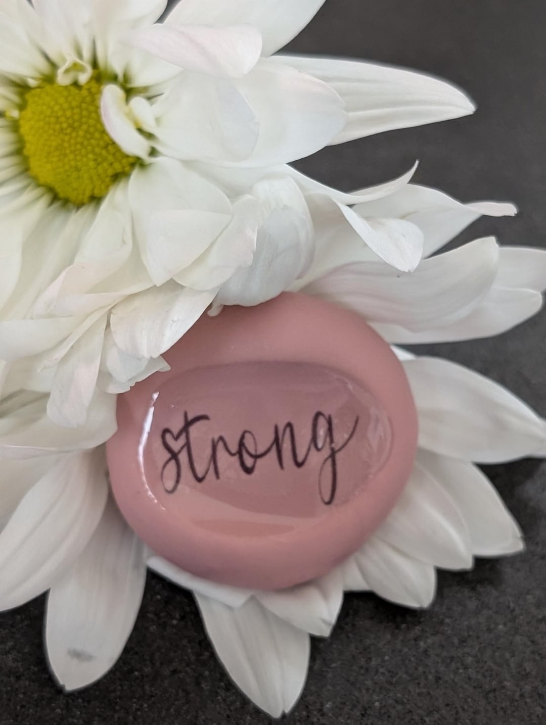 Strong Clay Word Stone, Fidget, Worry Stone, Transitional Object ...