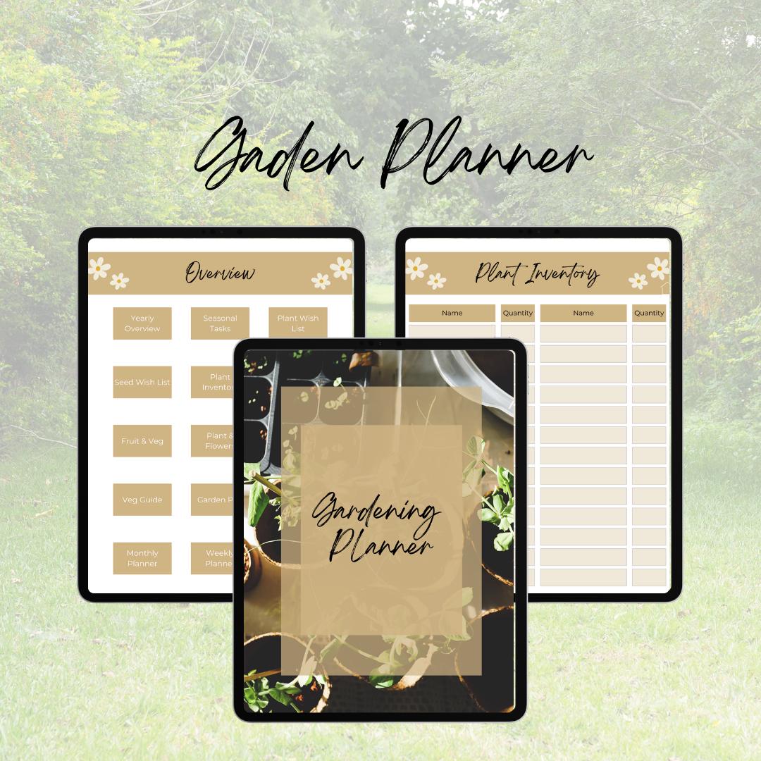 Printable Garden Planner | Digital Gardening Journal | Plant Care ...