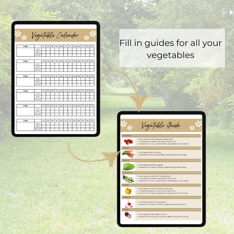 Printable Garden Planner | Digital Gardening Journal | Plant Care ...