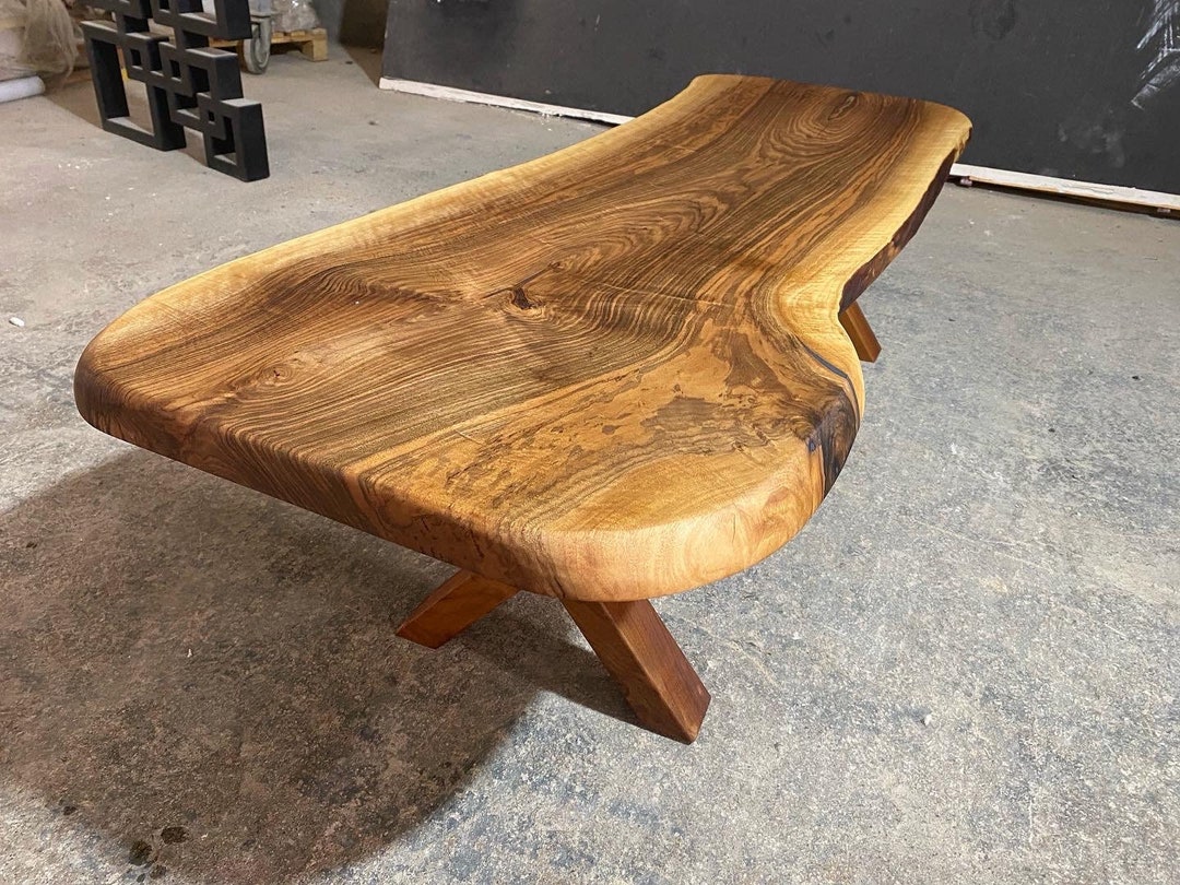 Custom Order Live Edge Walnut Wood Bench/ Wooden Entryway Table/ Wooden ...
